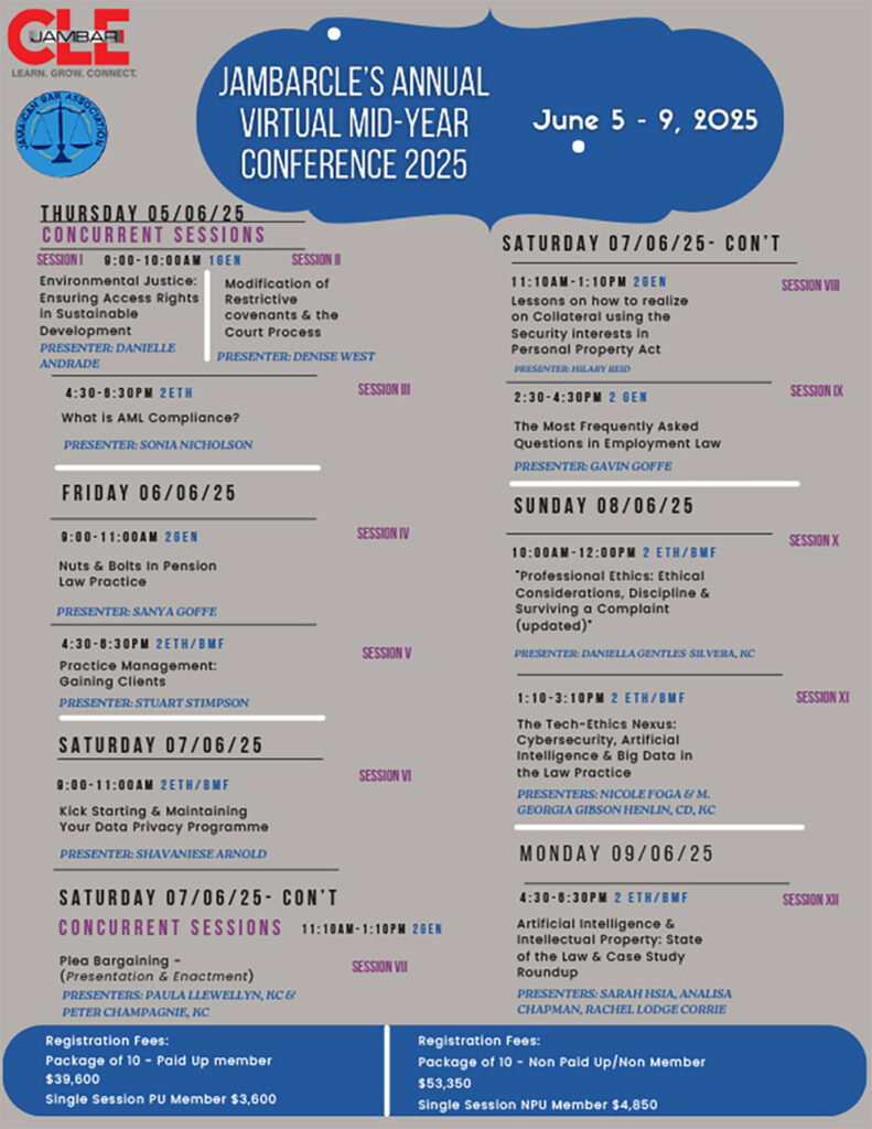 The Jamaican Bar Association | Annual Mid-Year Conference 2025